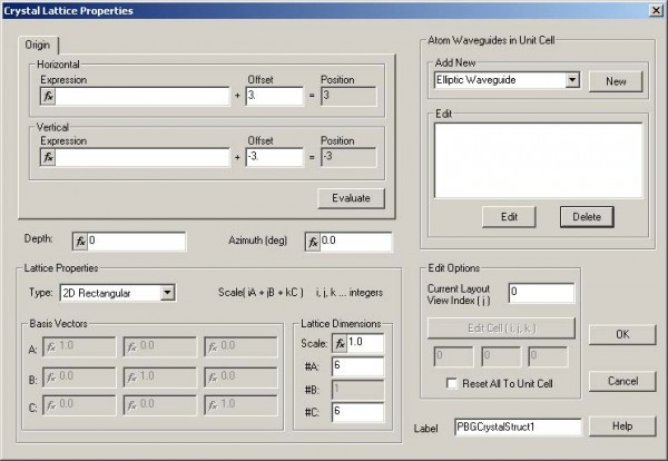 Photonic Crystal Structure - Optiwave