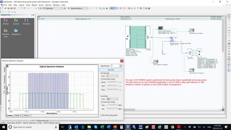 Optical System Parameter Optimization