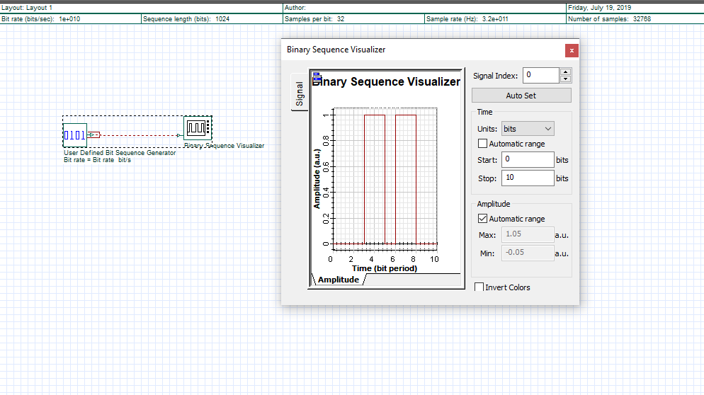 How To Set Up A User Defined Bit Sequence Generator In OptiSystem