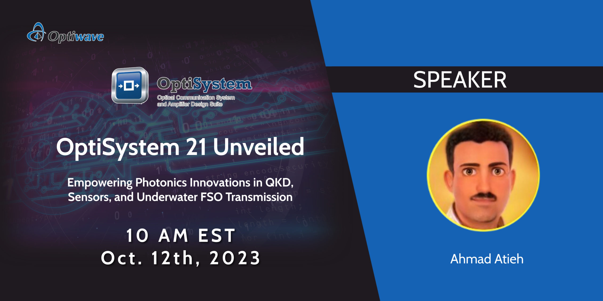 Webinar OptiSystem 21 Unveiled: Empowering Photonics Innovations in QKD ...