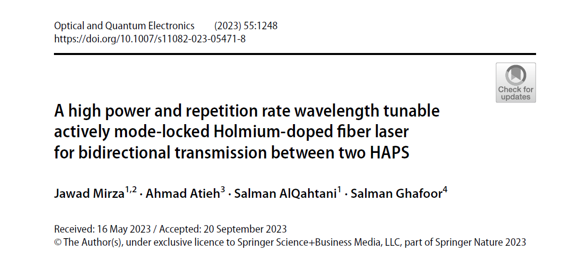Revolutionizing Optical Communication: High-Power Holmium-Doped Fiber ...